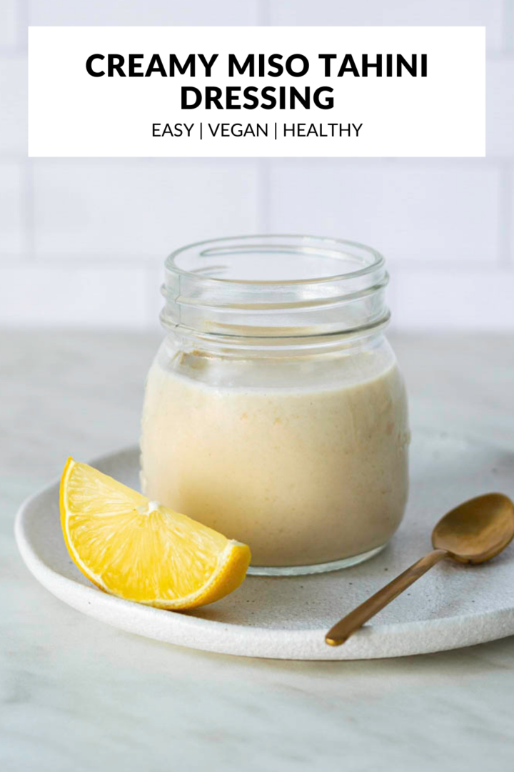Lemon Miso Dressing