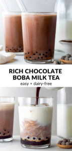 Chocolate Boba Milk Tea (Bubble Tea) - Sunglow Kitchen