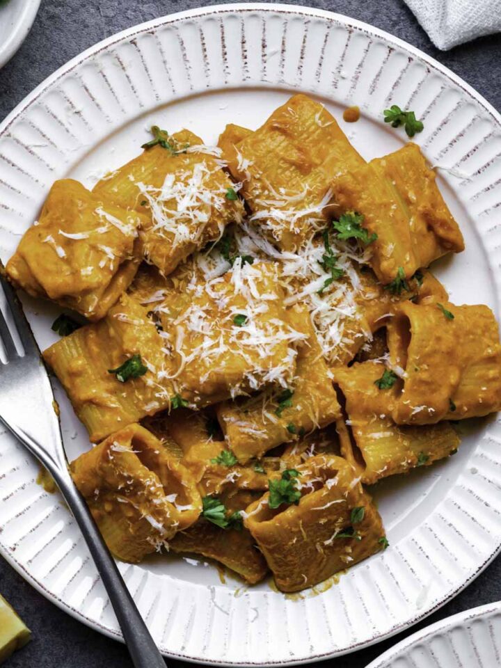 Creamy Saffron Pasta - Sunglow Kitchen