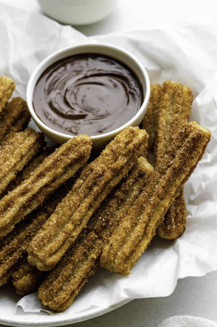 Easy Vegan Churros Recipe (Fried or Baked) - Sunglow Kitchen