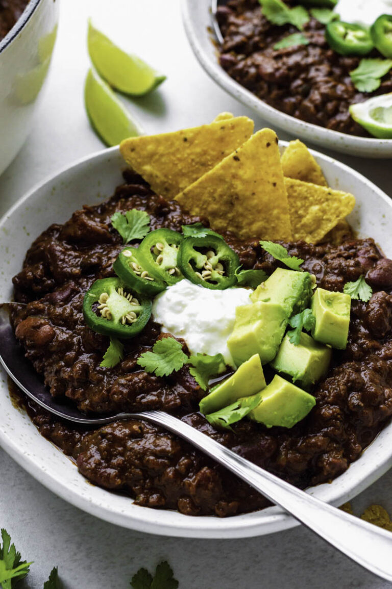 The Best Beyond Meat Chili - Sunglow Kitchen