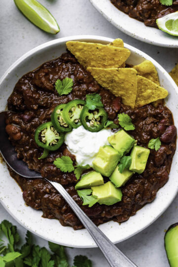 The Best Beyond Meat Chili - Sunglow Kitchen