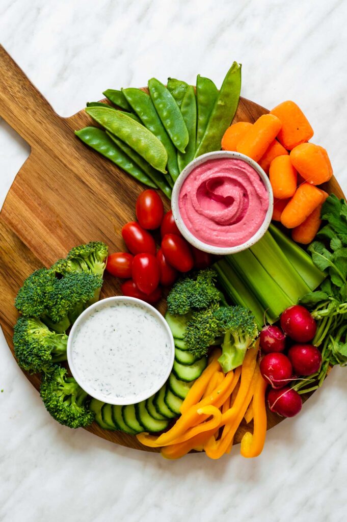 Vegetable Charcuterie Board (Veggie Board) - Sunglow Kitchen