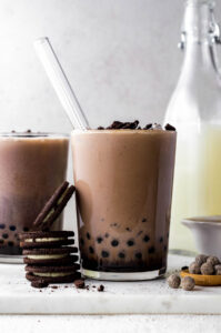 Oreo Bubble Milk Tea (Cookies and Cream Boba)