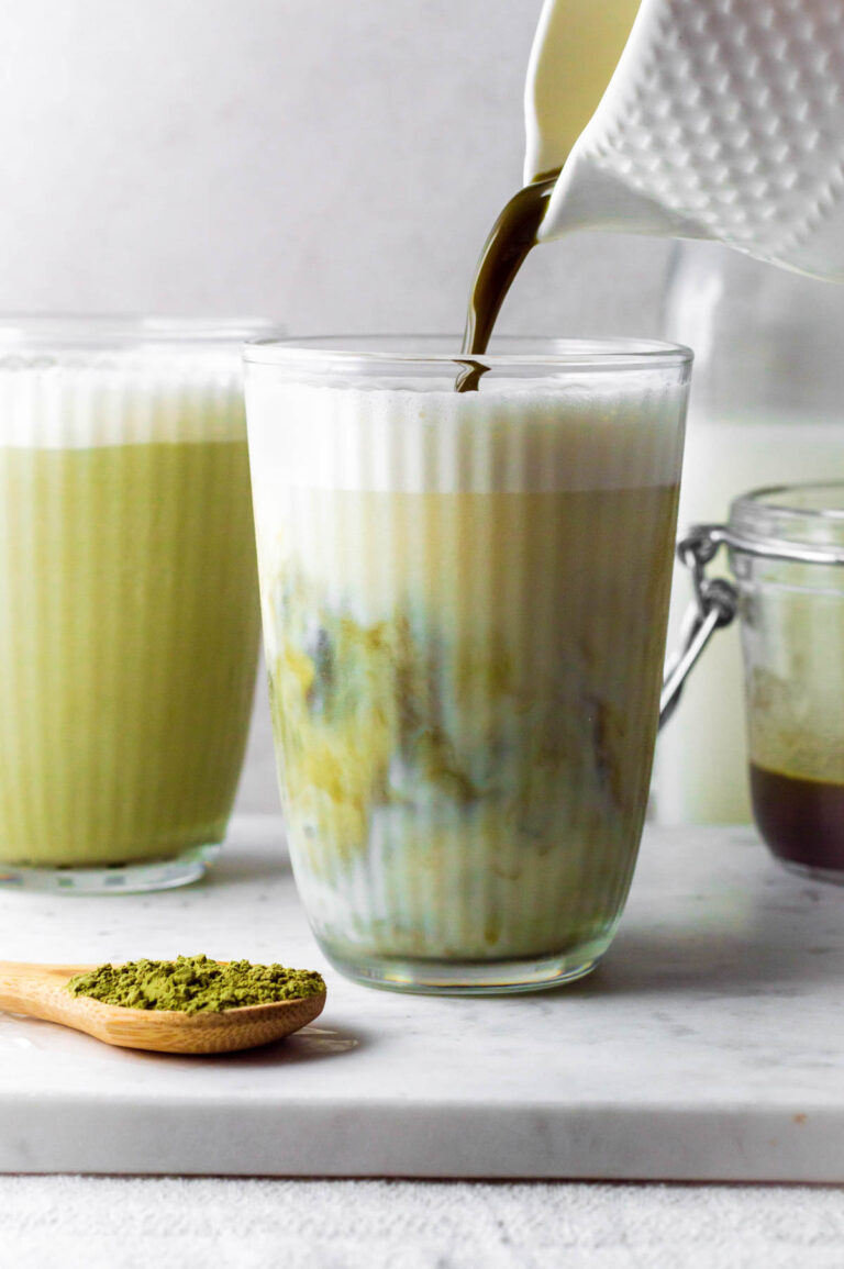 Matcha Syrup (Green Tea Simple Syrup) - Sunglow Kitchen