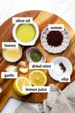 Sumac Dressing (Mediterranean Vinaigrette) - Sunglow Kitchen