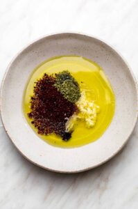 Sumac Dressing (Mediterranean Vinaigrette) - Sunglow Kitchen
