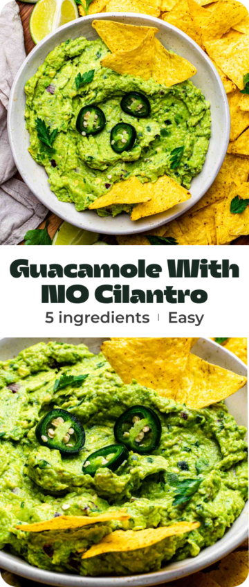 Homemade Guacamole Without Cilantro - Sunglow Kitchen