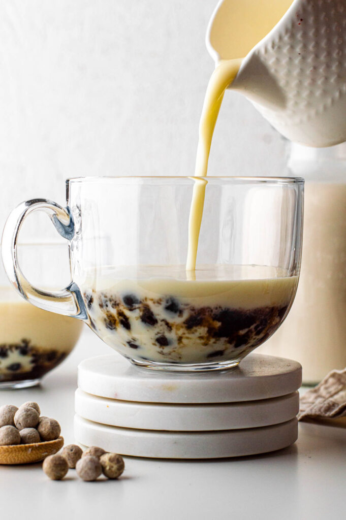 Hot Bubble Milk Tea (Boba) - Sunglow Kitchen