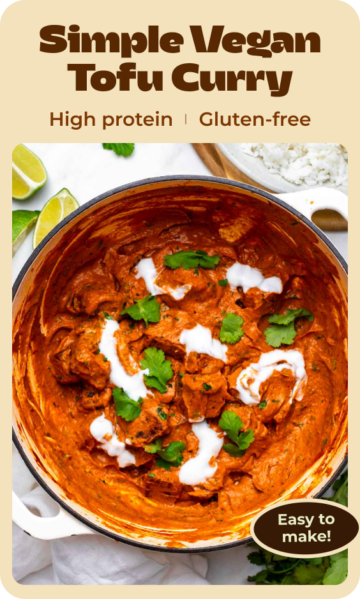 Rich Tofu Curry without Coconut Milk - Sunglow Kitchen