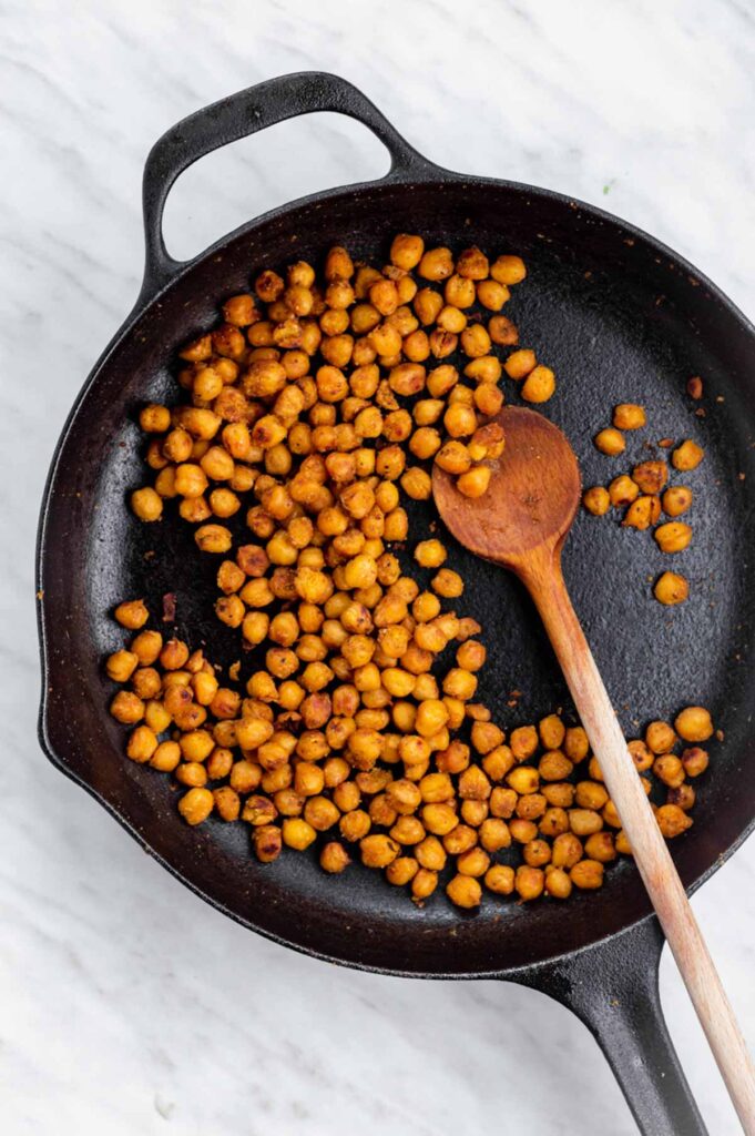 Pan-Fried Chickpeas (Sautéed) - Sunglow Kitchen